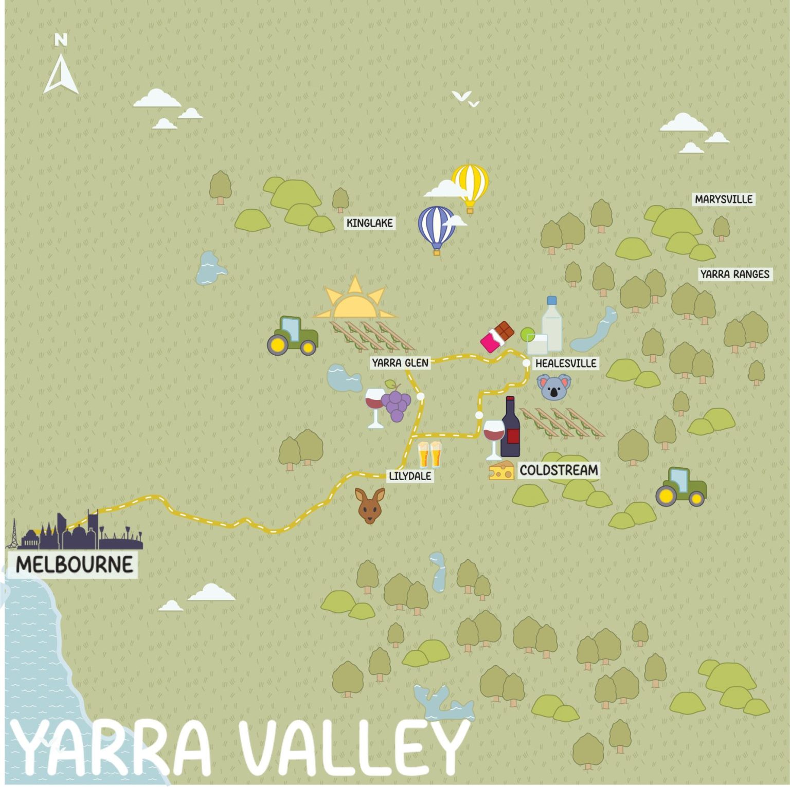 Yarra Valley Wine Tasting Tours | Local Way Tours | Experience guided ...